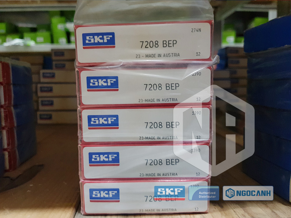 Vòng bi bạc đạn 7208 BEP chính hãng SKF ⭐ Mua bán vòng bi bạc đạn SKF