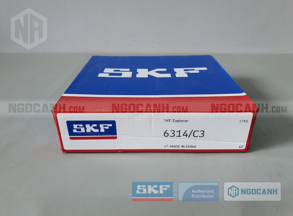 Vòng bi bạc đạn 6314/C3 chính hãng SKF ⭐ Mua bán vòng bi bạc đạn SKF